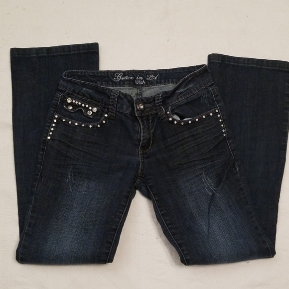 Grace in LA | Jeans | 325 Grace In La Jeans Jeweled Embellished Jeans ...